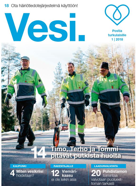 Vesi.-lehdet sähköisenä - Turun Vesihuolto